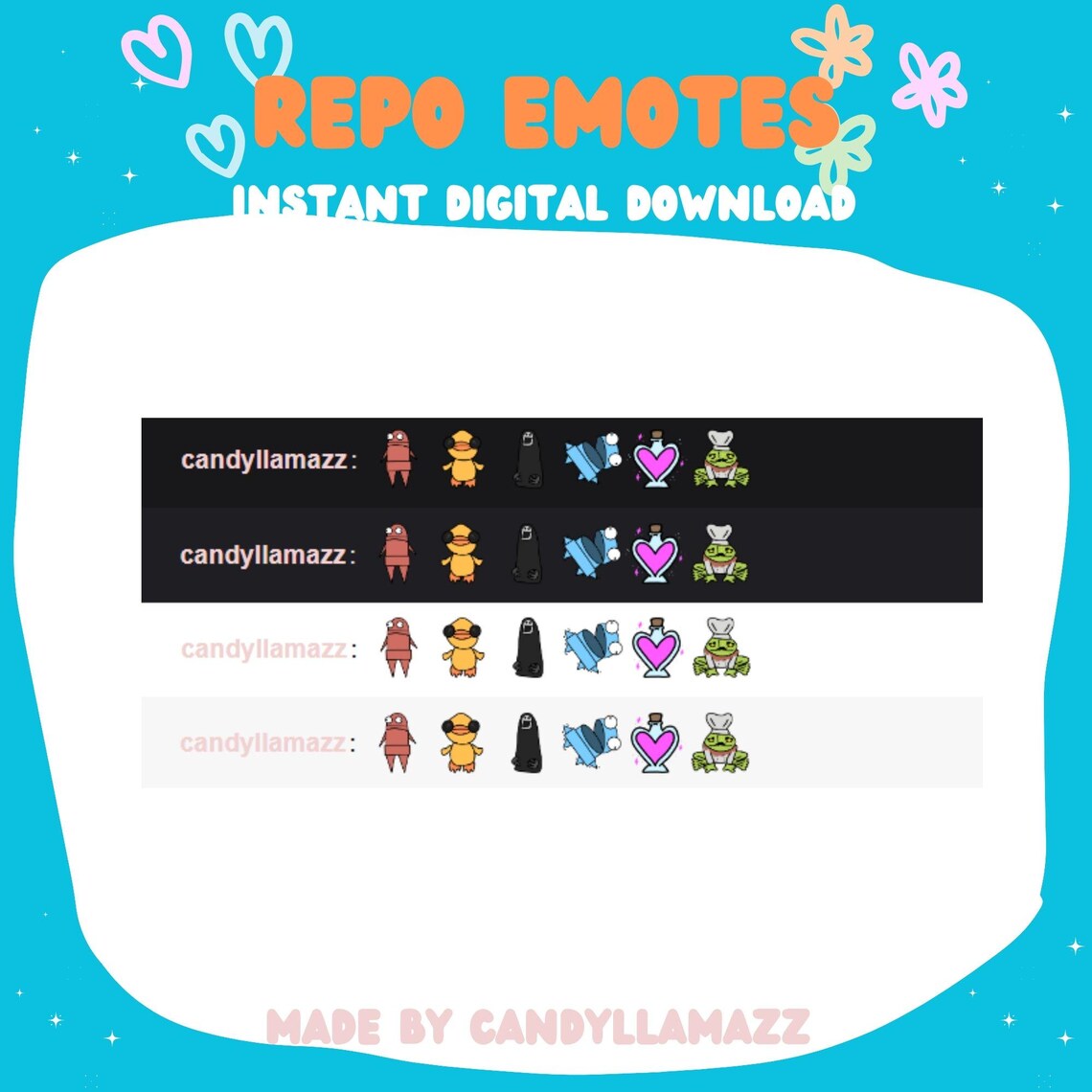 Repo Twitch Emotes (twitch, Youtube, Discord, Streaming, Repo Game) - Etsy