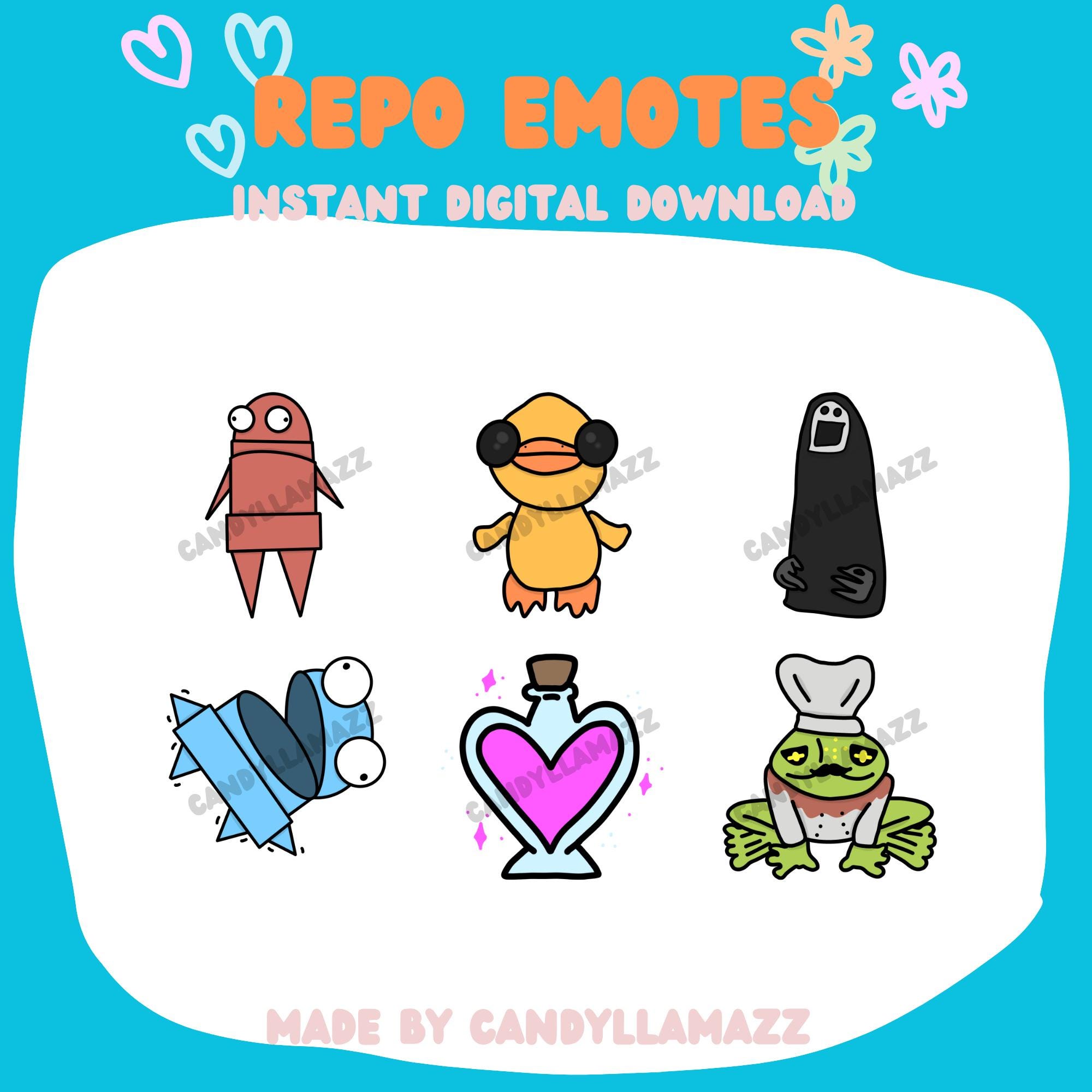 Repo Twitch Emotes (twitch, Youtube, Discord, Streaming, Repo Game) - Etsy
