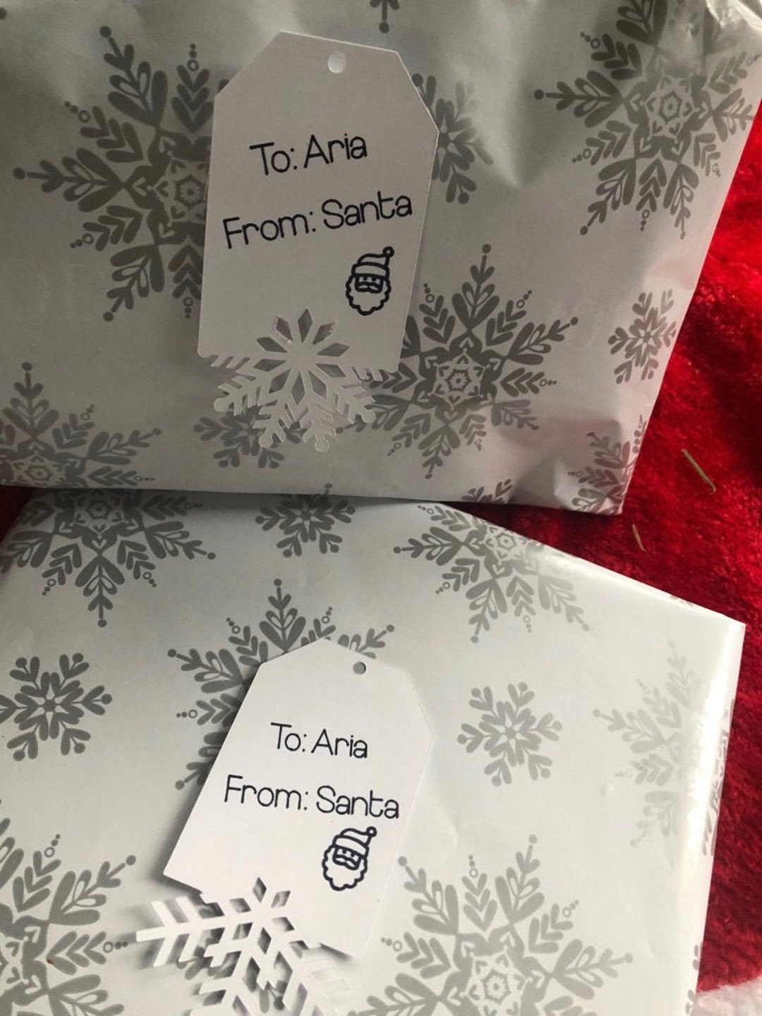 Snowflake Tags SVG File - Etsy