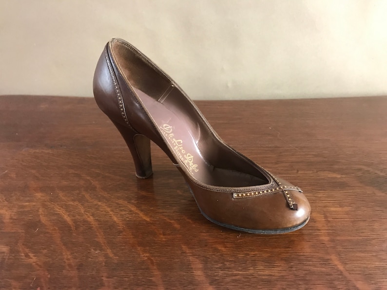 Deliso Debs Vintage Heels - Size 4.5 B - Etsy