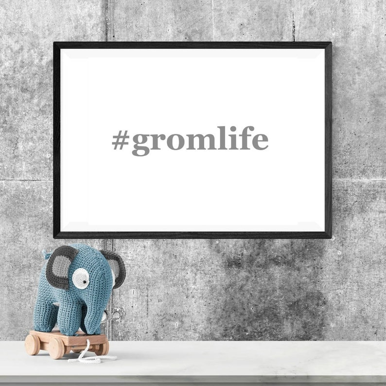 Grom Definition, PLUS BONUS PRINT, Kids Room Decor, Kids Prints, Kids ...