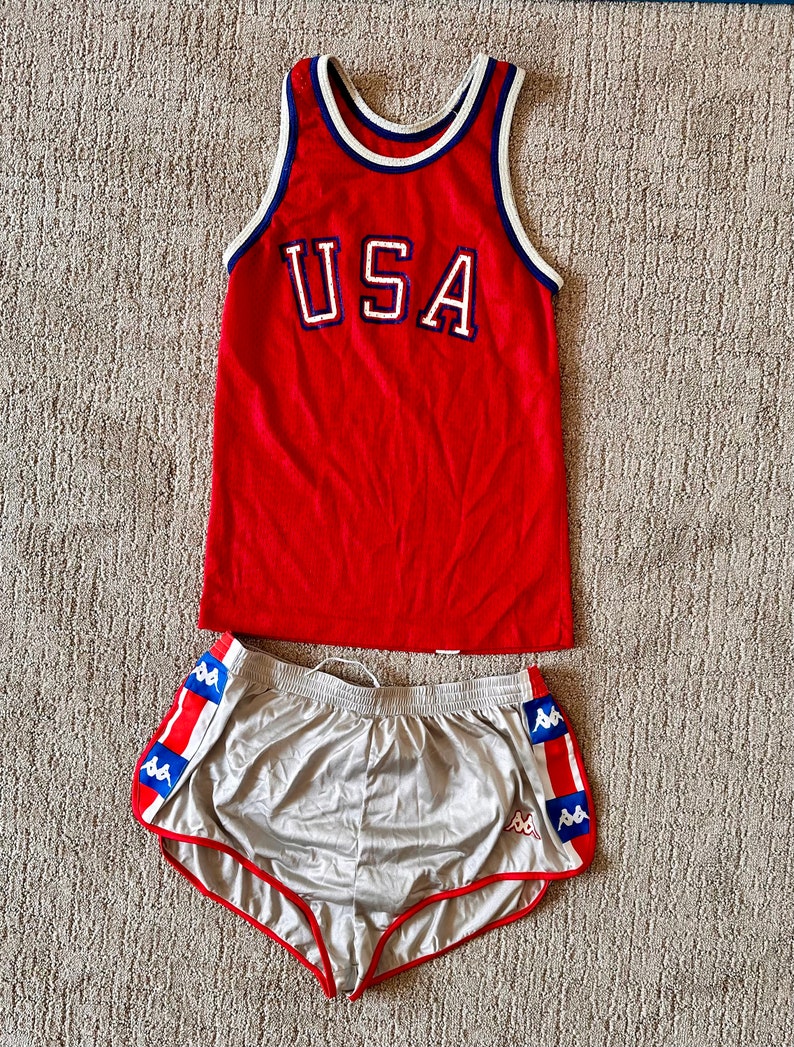 1984 Olympic Track and Field Singlet and Shorts. Kappa Italian Designer ...