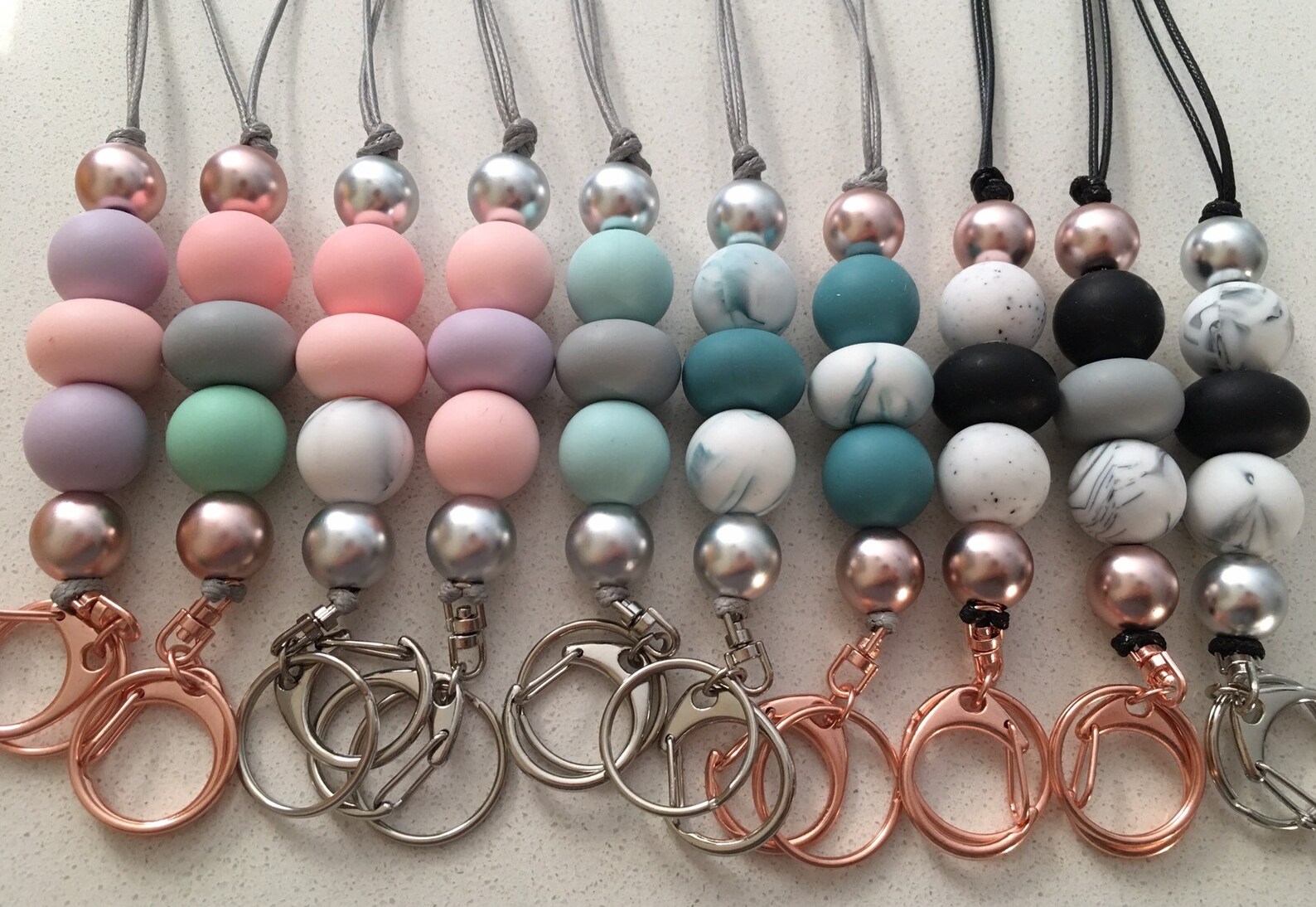 Silicone Bead Lanyards - Etsy