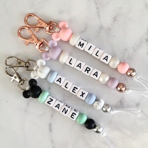 Disney Inspired Personalised Keyrings/ Bag Tags - Etsy Australia
