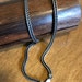 3.5mm Square Foxtail Oxidized Sterling Silver Necklace Chain - Etsy