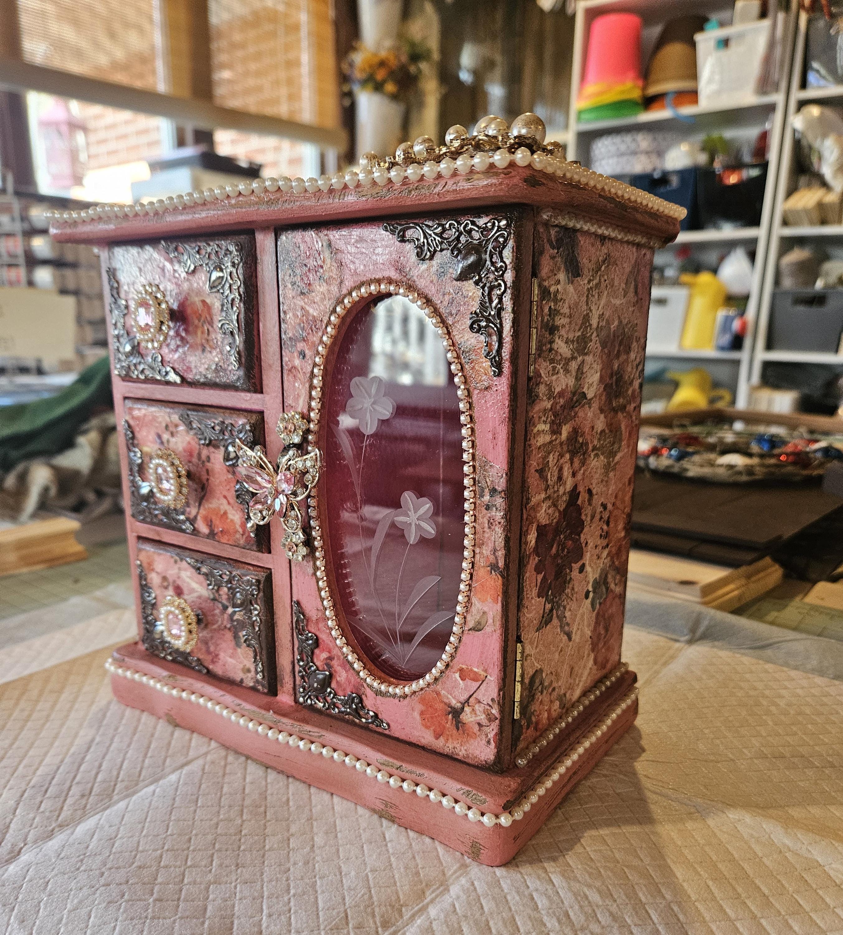 Repurposed Jewelry Box - Etsy