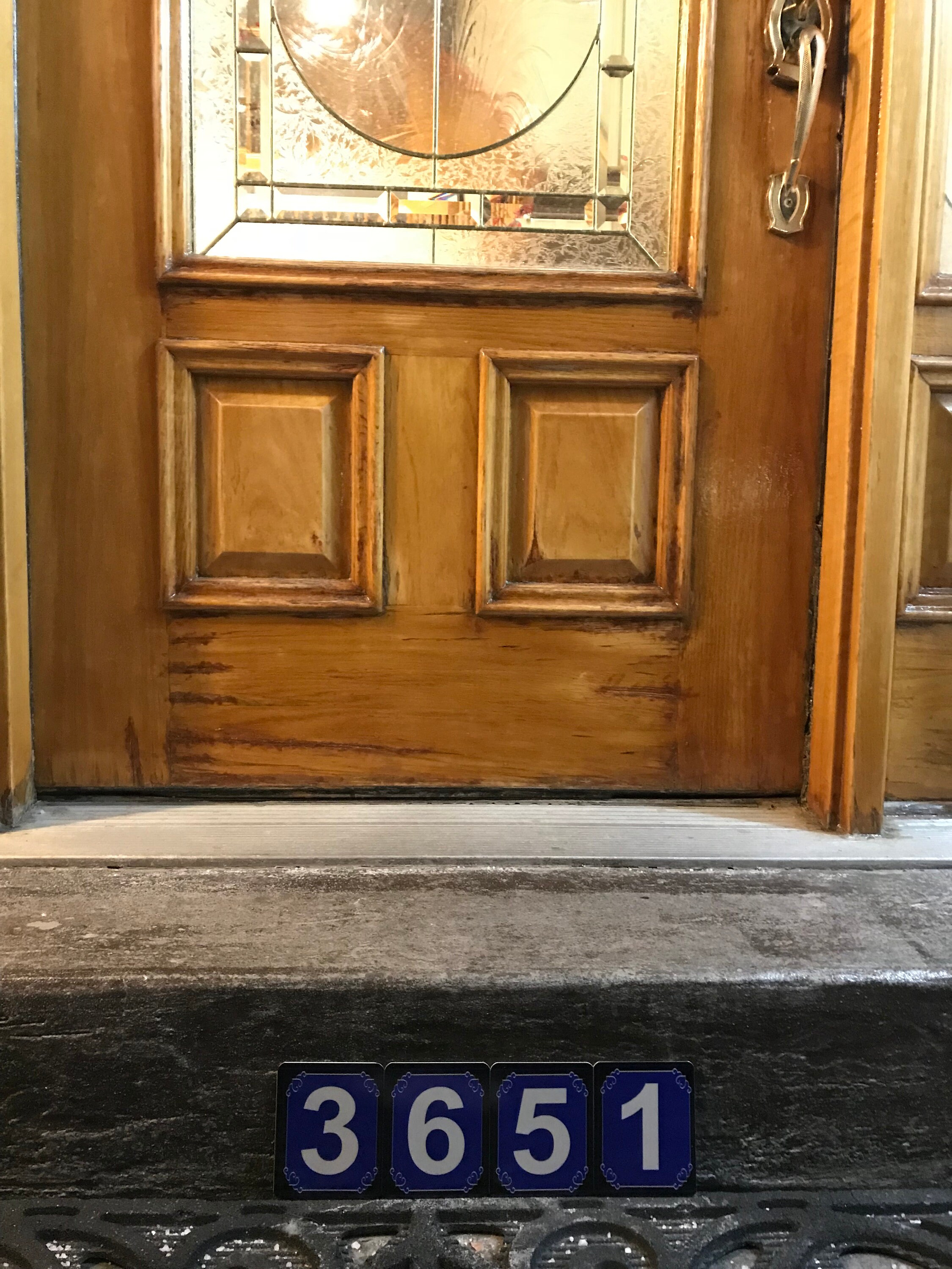 Blue Hearts Reflective Address Tiles - Etsy