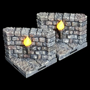 Dungeon LED Torch Wall Options (dragonlock) - Etsy