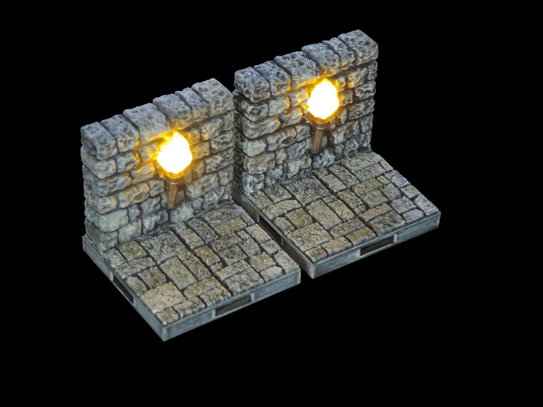 Castle LED Torch Wall Pack (dragonlock) - Etsy