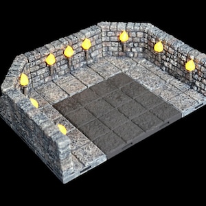Dungeon LED Torch Wall Options (dragonlock) - Etsy