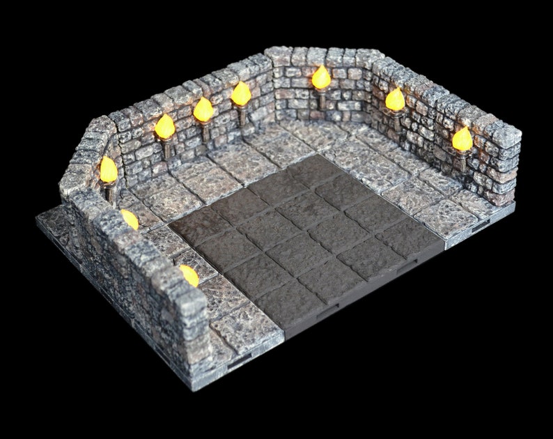 Dungeon LED Torch Wall Options dragonlock - Etsy