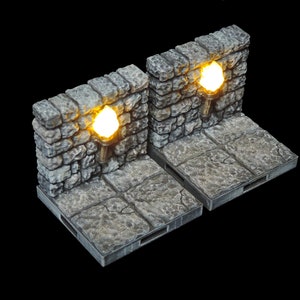 Dungeon LED Torch Wall Options (dragonlock) - Etsy