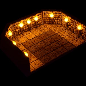 Dungeon LED Torch Wall Options (dragonlock) - Etsy