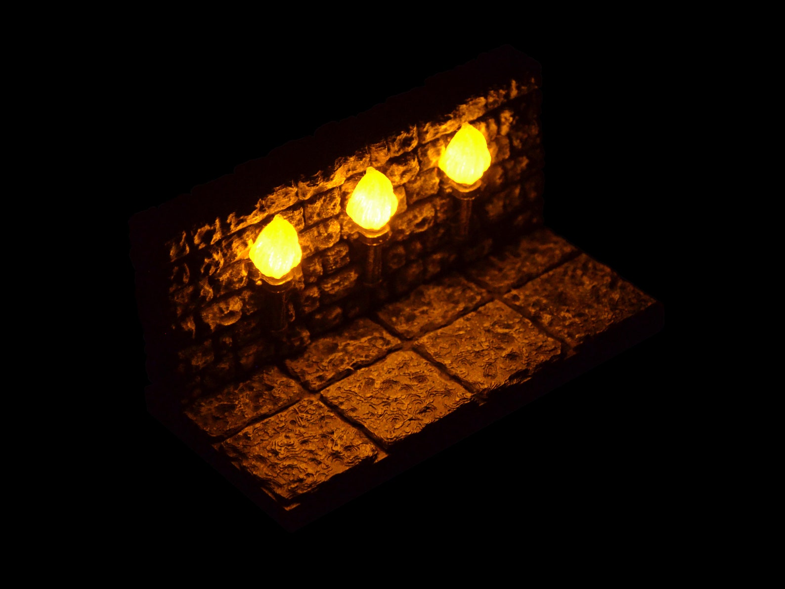 Dungeon LED Torch Wall Options (dragonlock) - Etsy