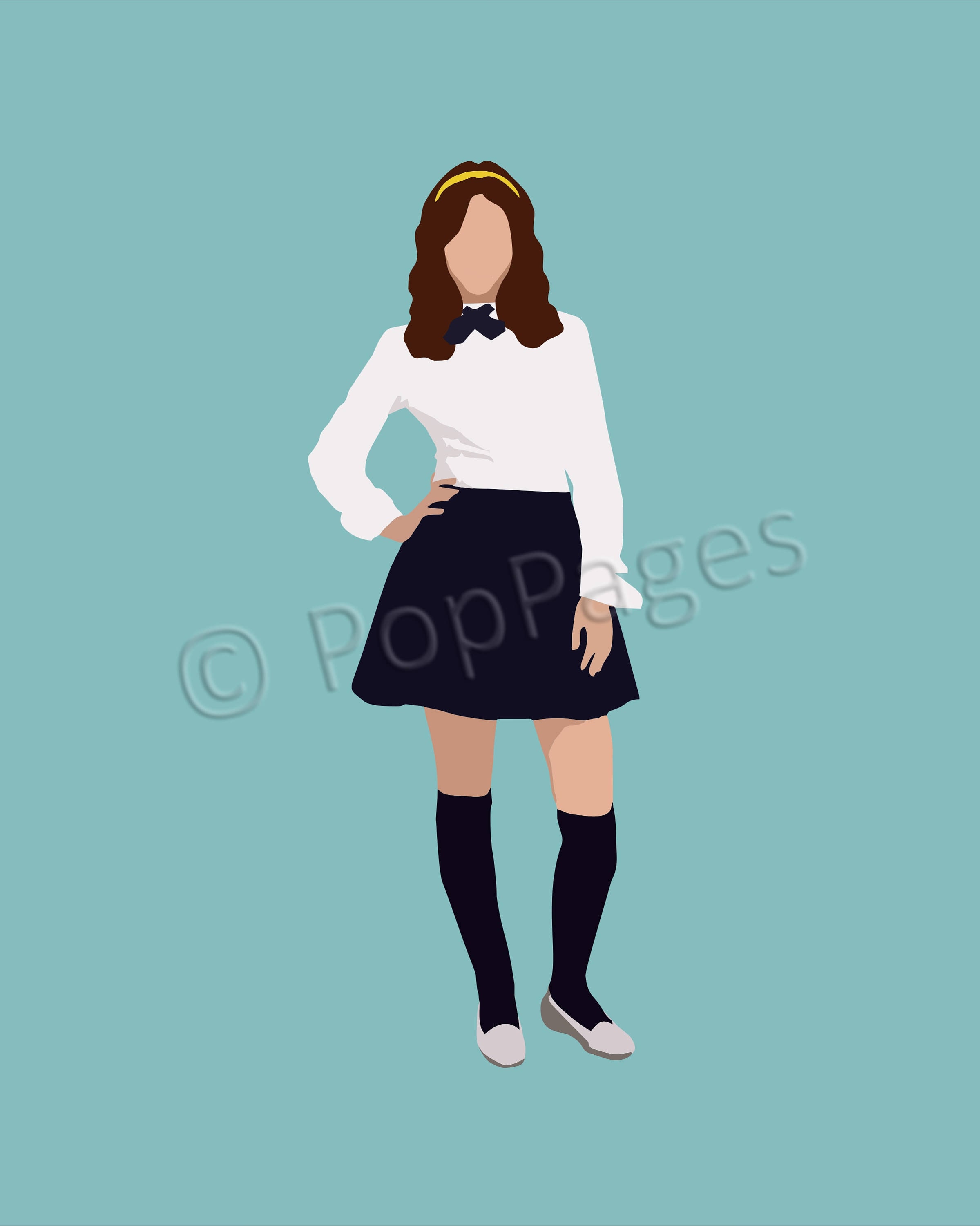 Blair Waldorf | Gossip Girl Printable Poster | Gossip Girl Print ...