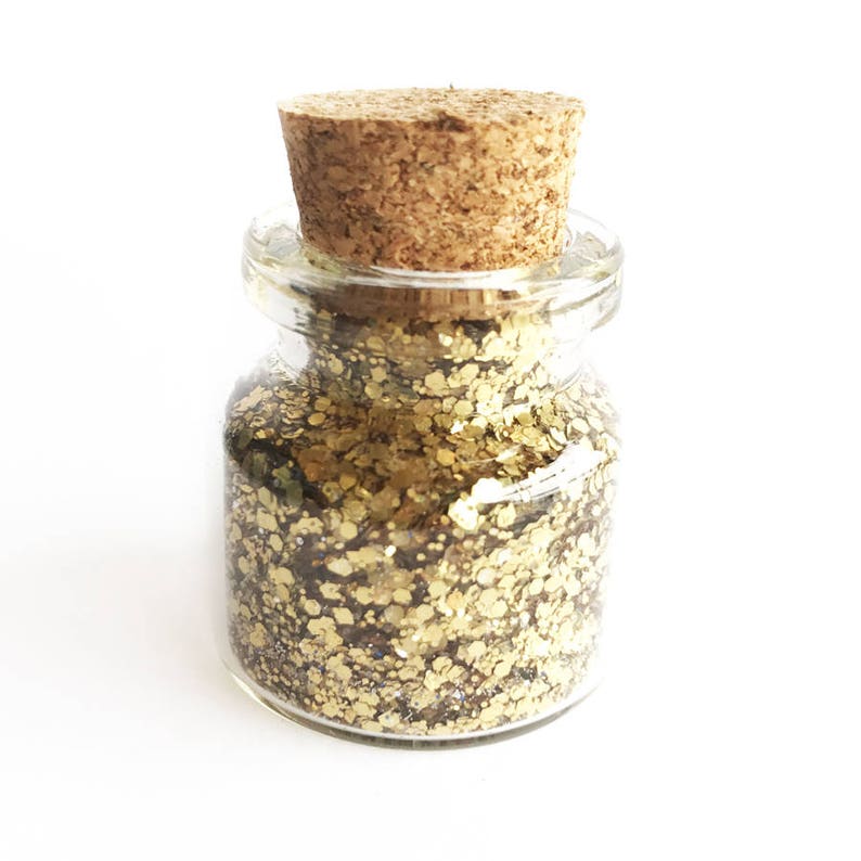 BIODEGRADABLE GLITTER Eco Friendly Glitter in Gold Glitter Glitter - Etsy