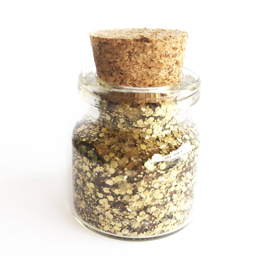 BIODEGRADABLE GLITTER - Eco Friendly Glitter in Gold Glitter Glitter - Etsy