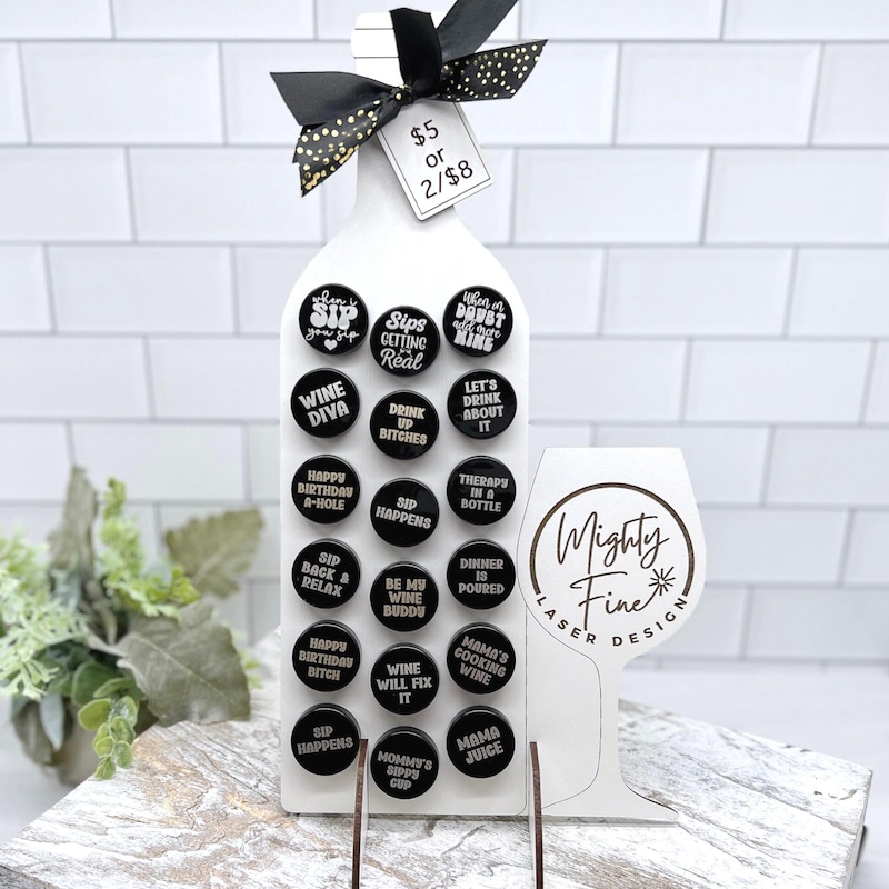 Wine Bottle Holder 3 - Etsy