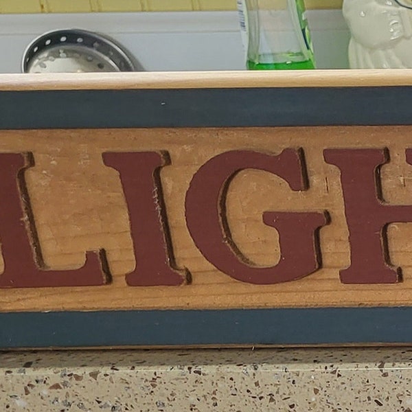 Carved Wooden Signs - Etsy
