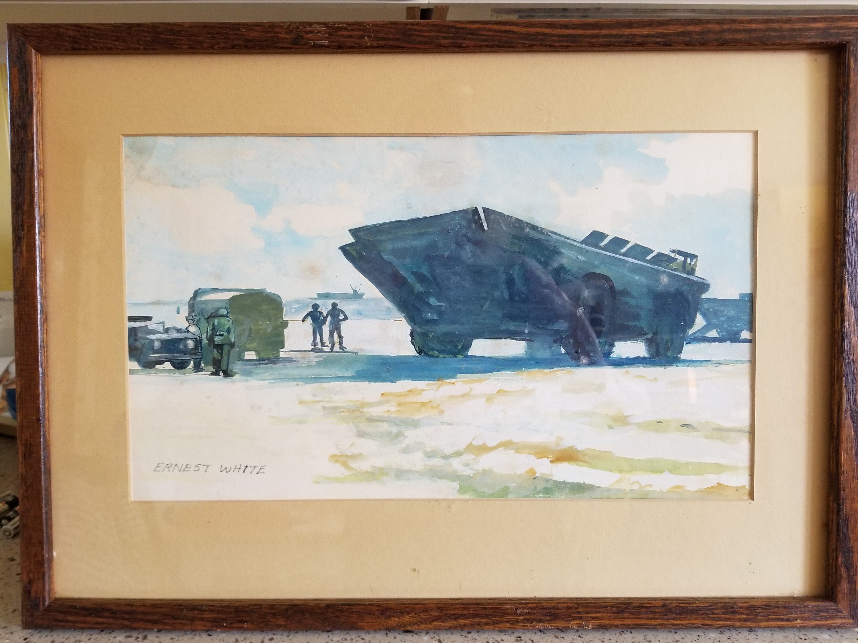 Military Watercolor Painting Ernest White War Military - Etsy Canada