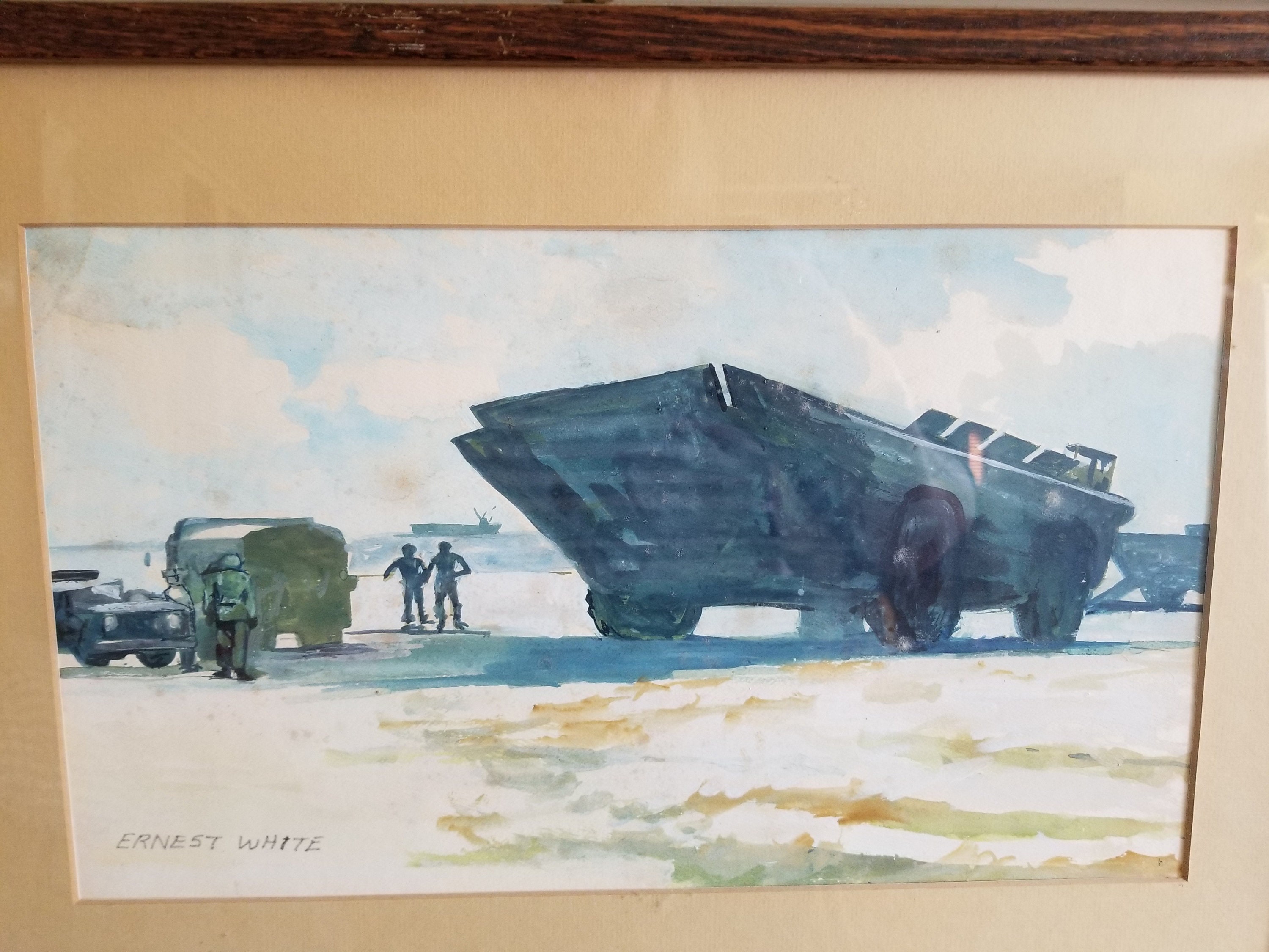 Military Watercolor Painting Ernest White War Military - Etsy Canada