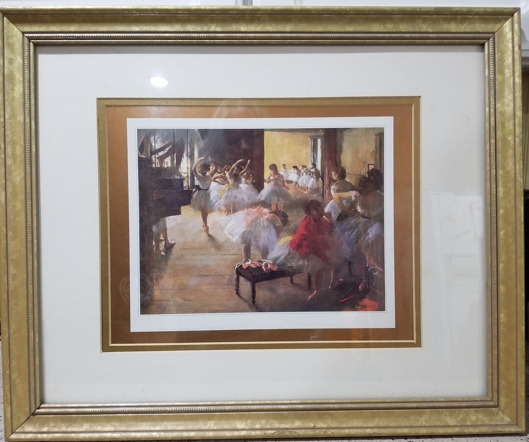 Ballet Dancers Print, Dancing Ballet Dancers, Class, Young Girlsthe ...