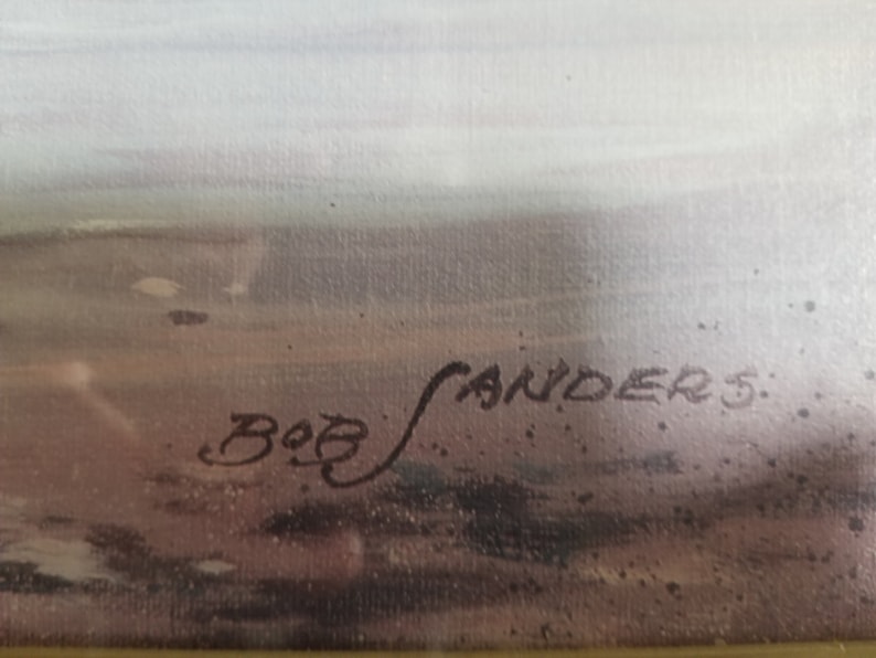 BOB SANDERS luminious Waves Nature Wonder Framed & Signed Lithograph ...