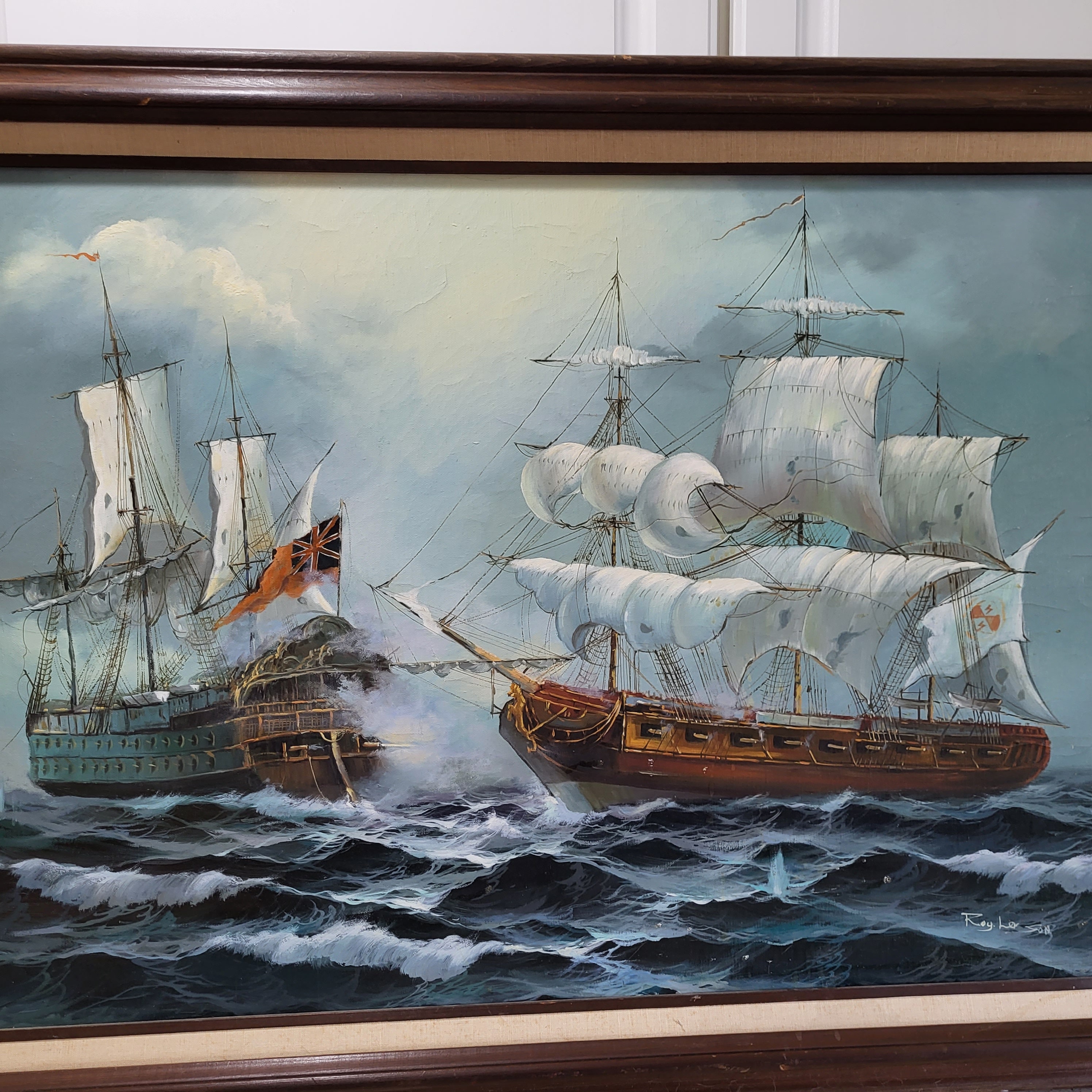 Pirate Ship Battle Art