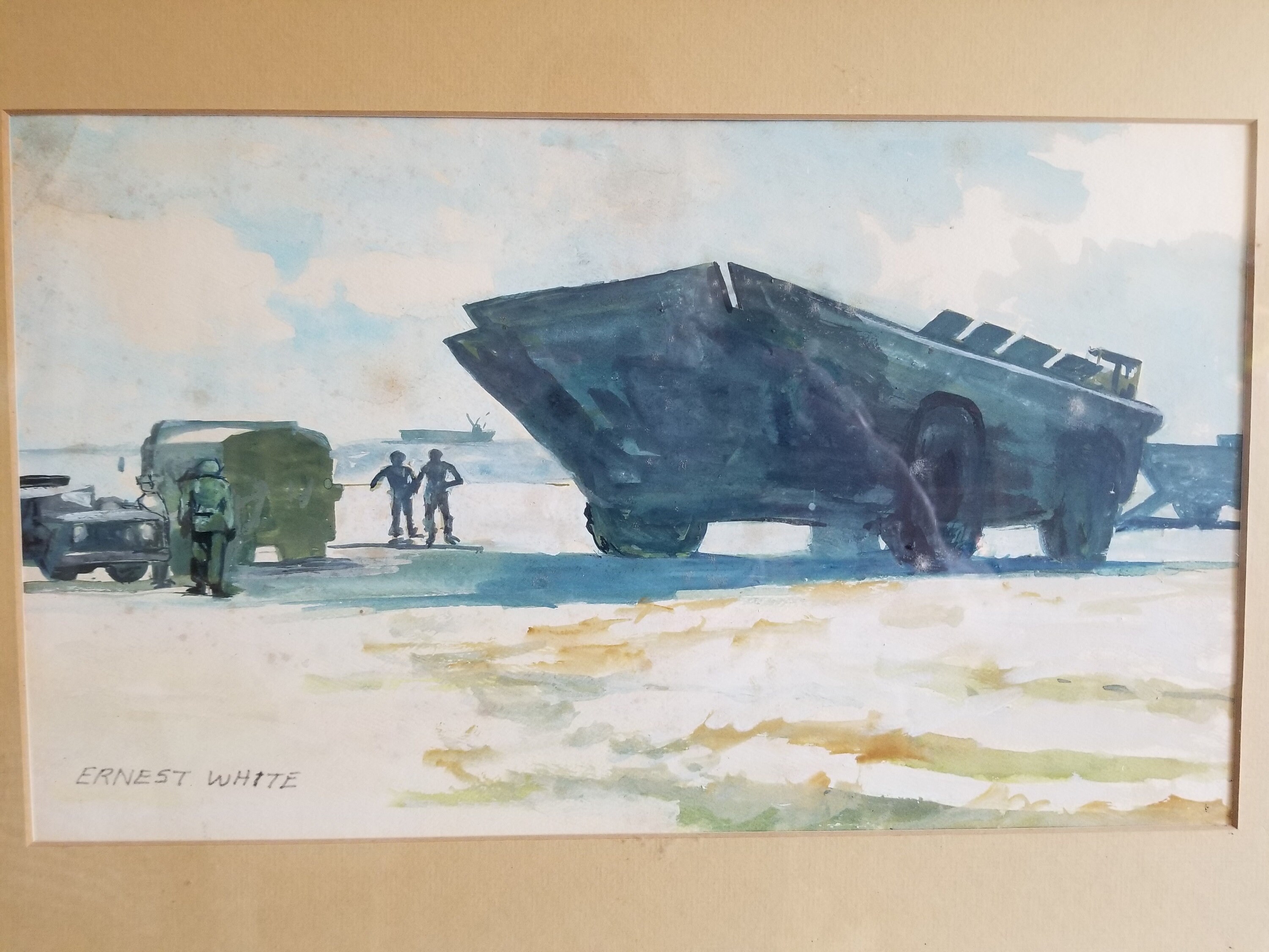 Military Watercolor Painting Ernest White War Military - Etsy Canada