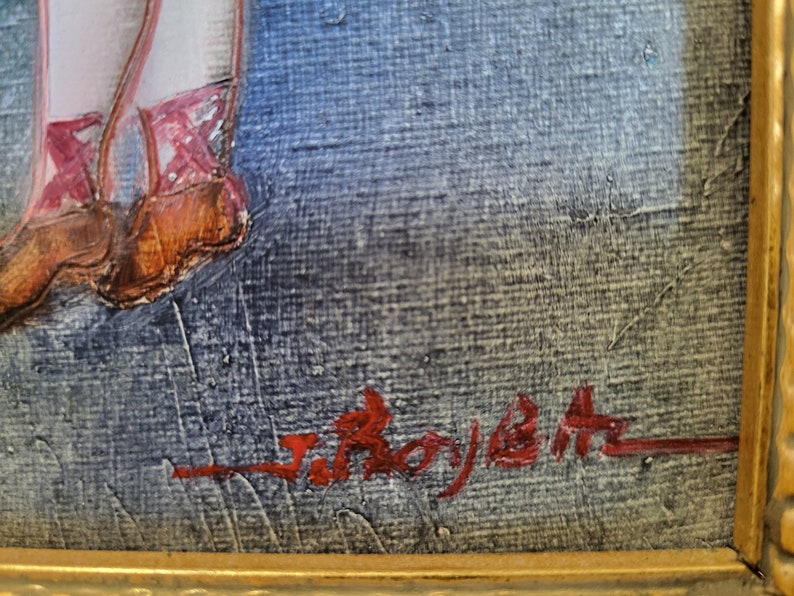 J Roybal Oil Dancing Three Ballet Dancers Original Oil - Etsy