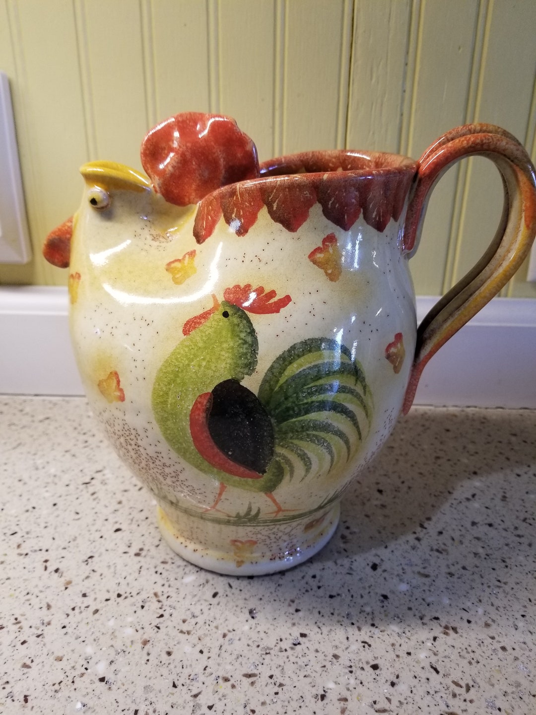 Rooster Pitcher, Vase, Pot, Modigliani Rooster, Chicken, Pitcher ...