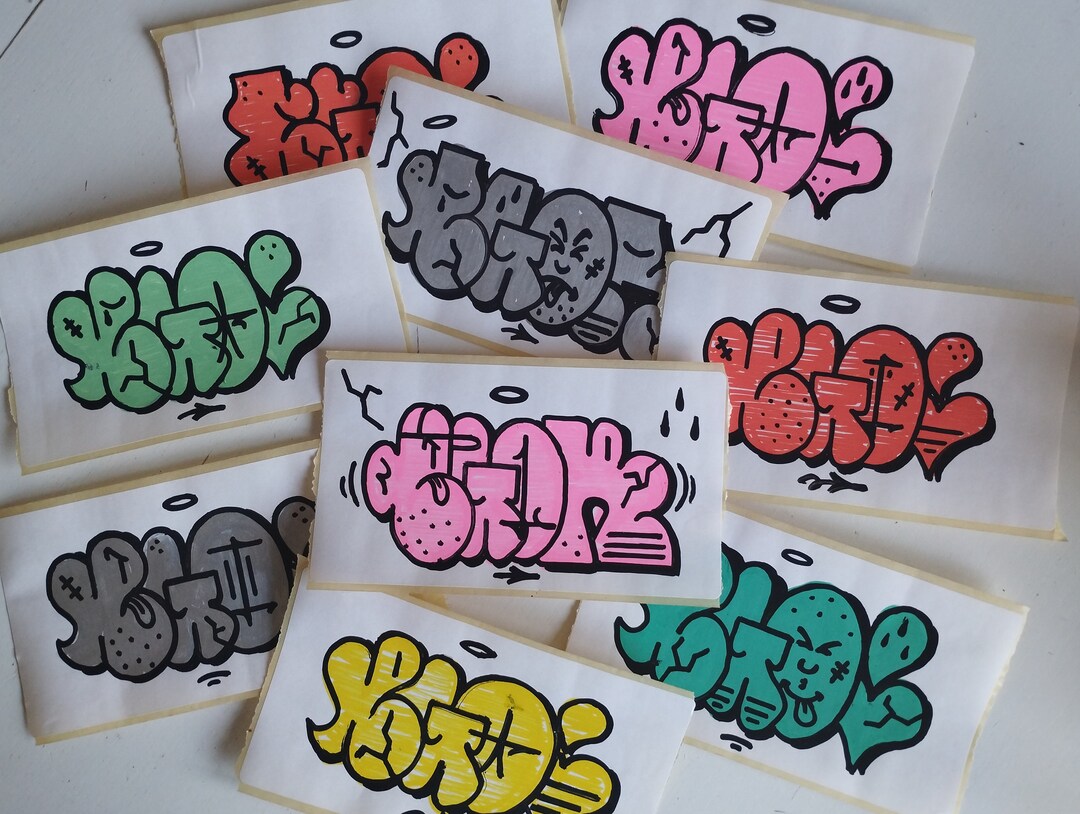 Sticker Throwie - Etsy