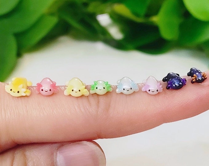 Miniature Axolotl Polymer Clay Axolittles - Etsy