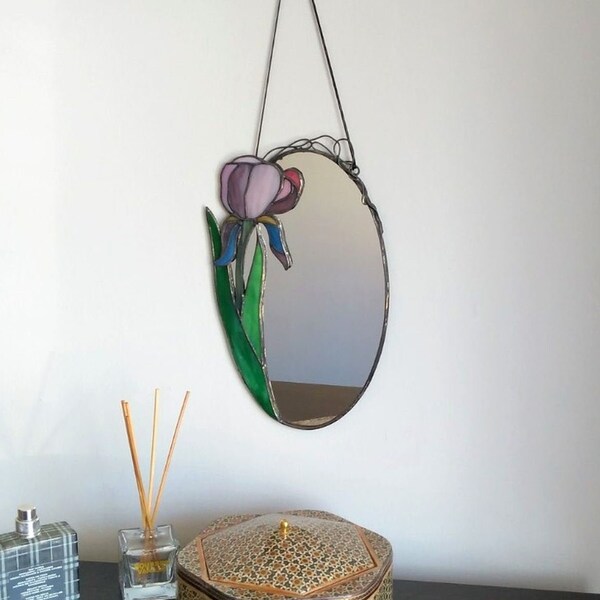 Stained Glass Mirror - Etsy