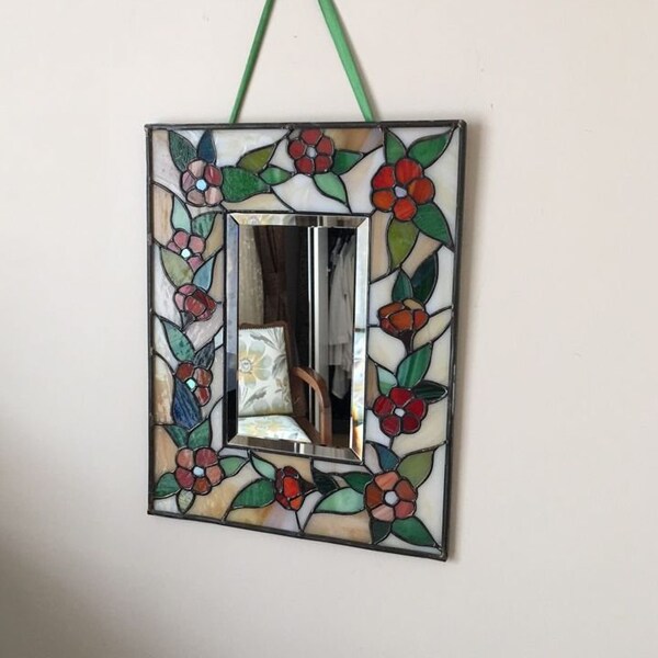 Stained Glass Mirror - Etsy