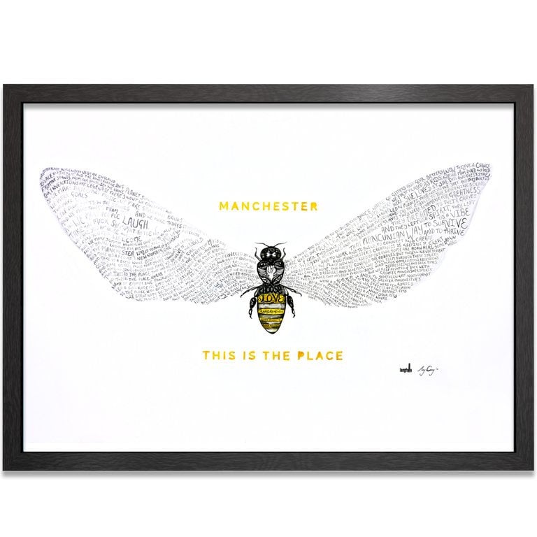 Bee Love Manchester Bee Ft Tony Walsh's Poem This is the Place Charity ...