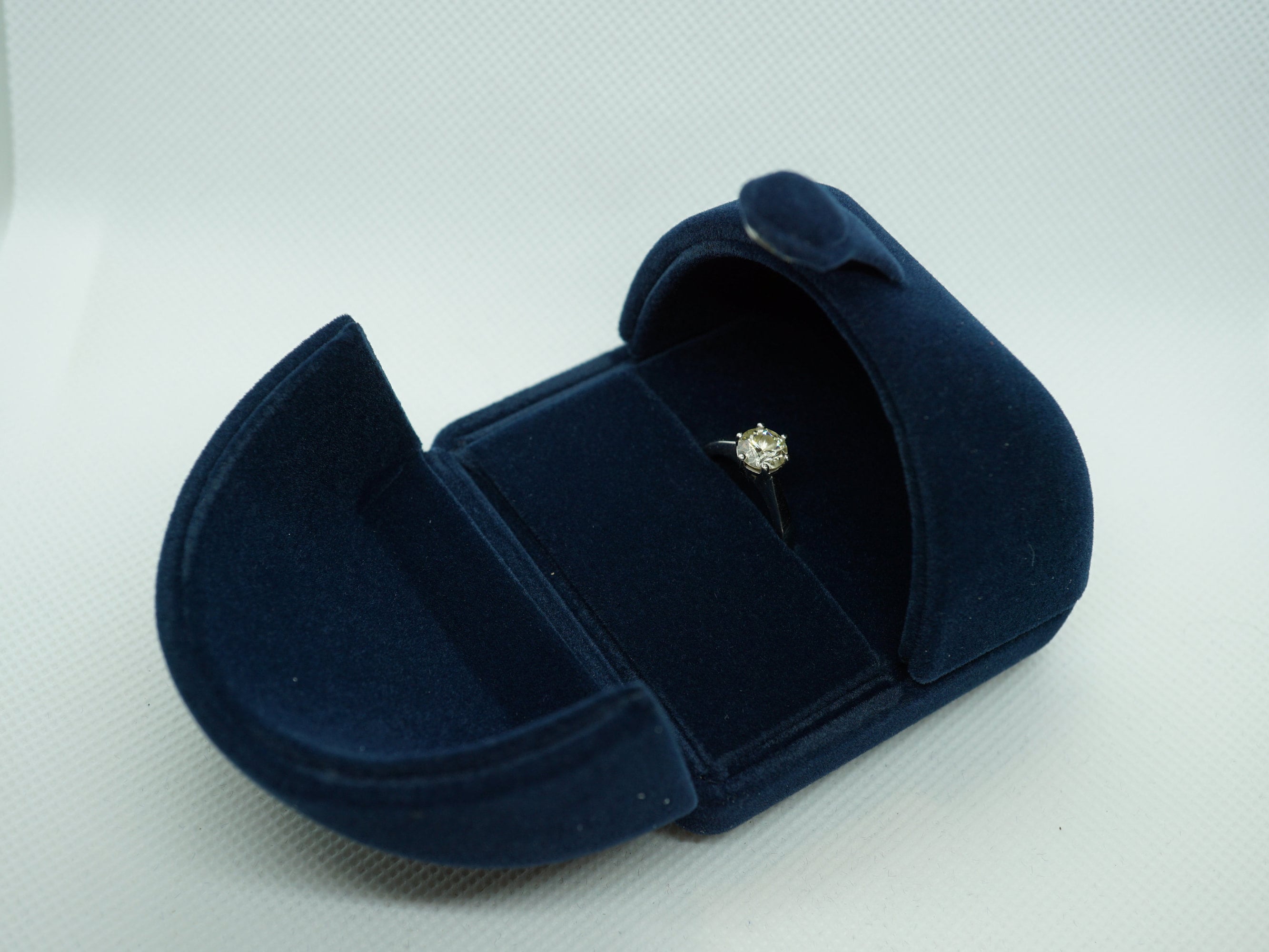 Wedding Ring Box, Engagement Ring Box, Ring Box, Velvet Ring Box, Dark ...
