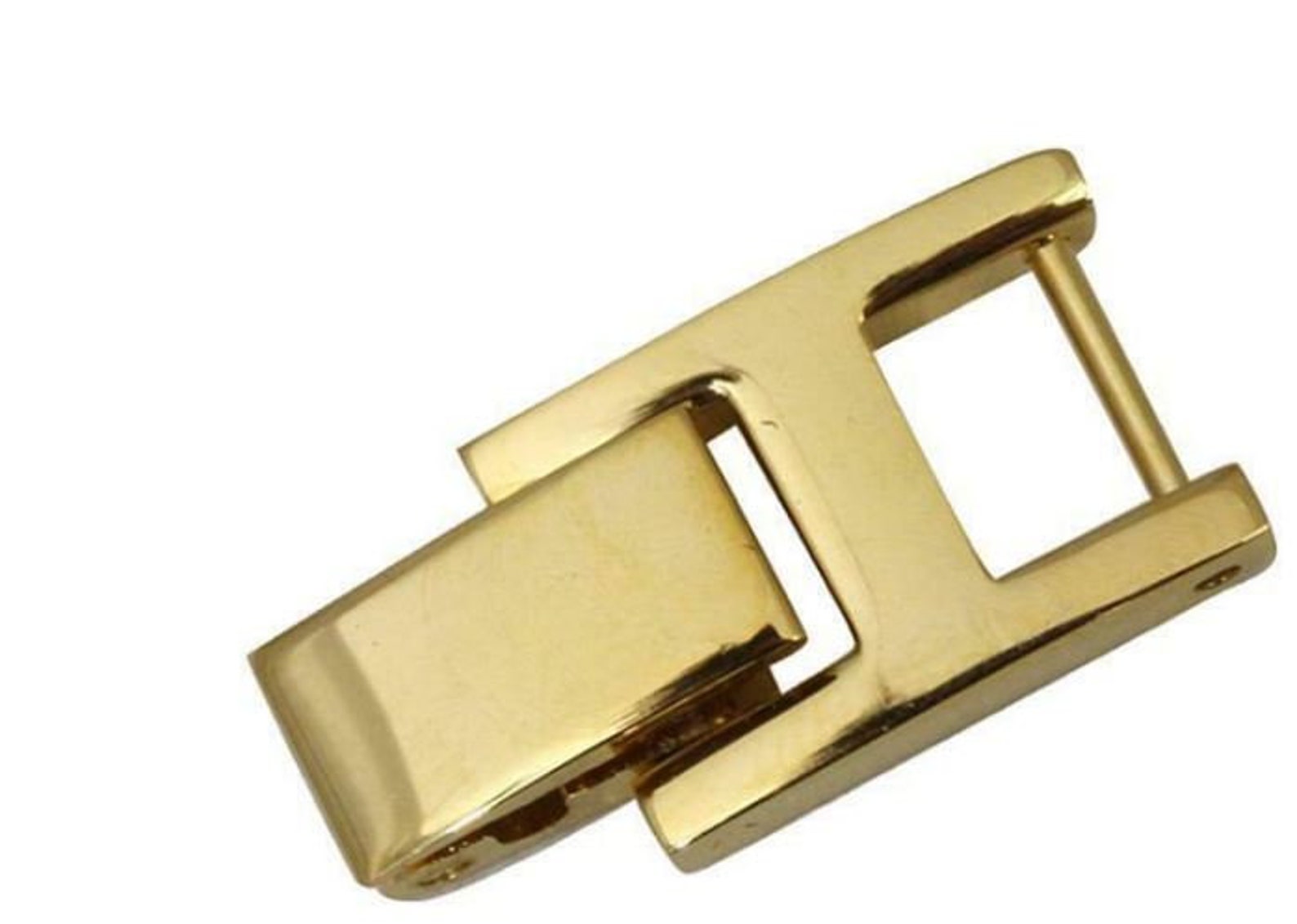 Gold Plated Wrist Watch Band Bracelet Extender With Fold Over Link ...