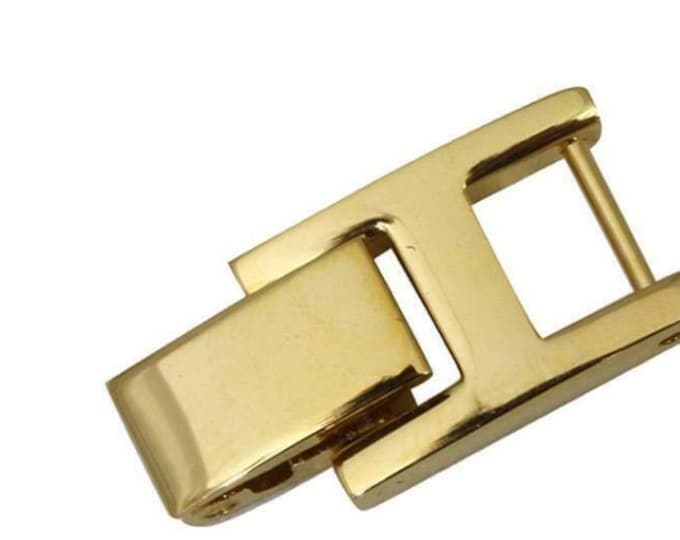 Gold Plated Wrist Watch Band Bracelet Extender With Fold Over Link ...