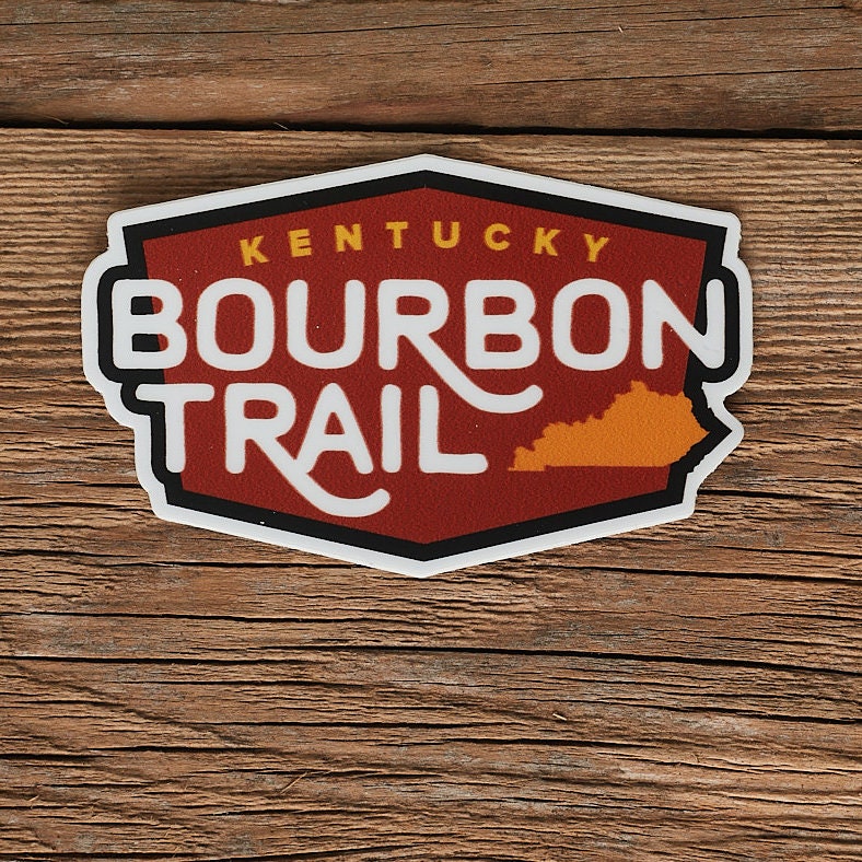 Bourbon Trail Kentucky Decal - Etsy