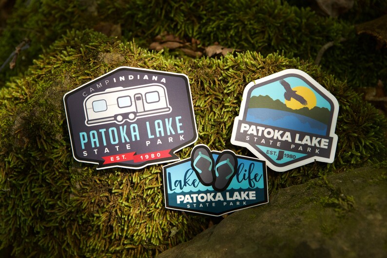 Patoka Lake Camp Indiana Decal - Etsy