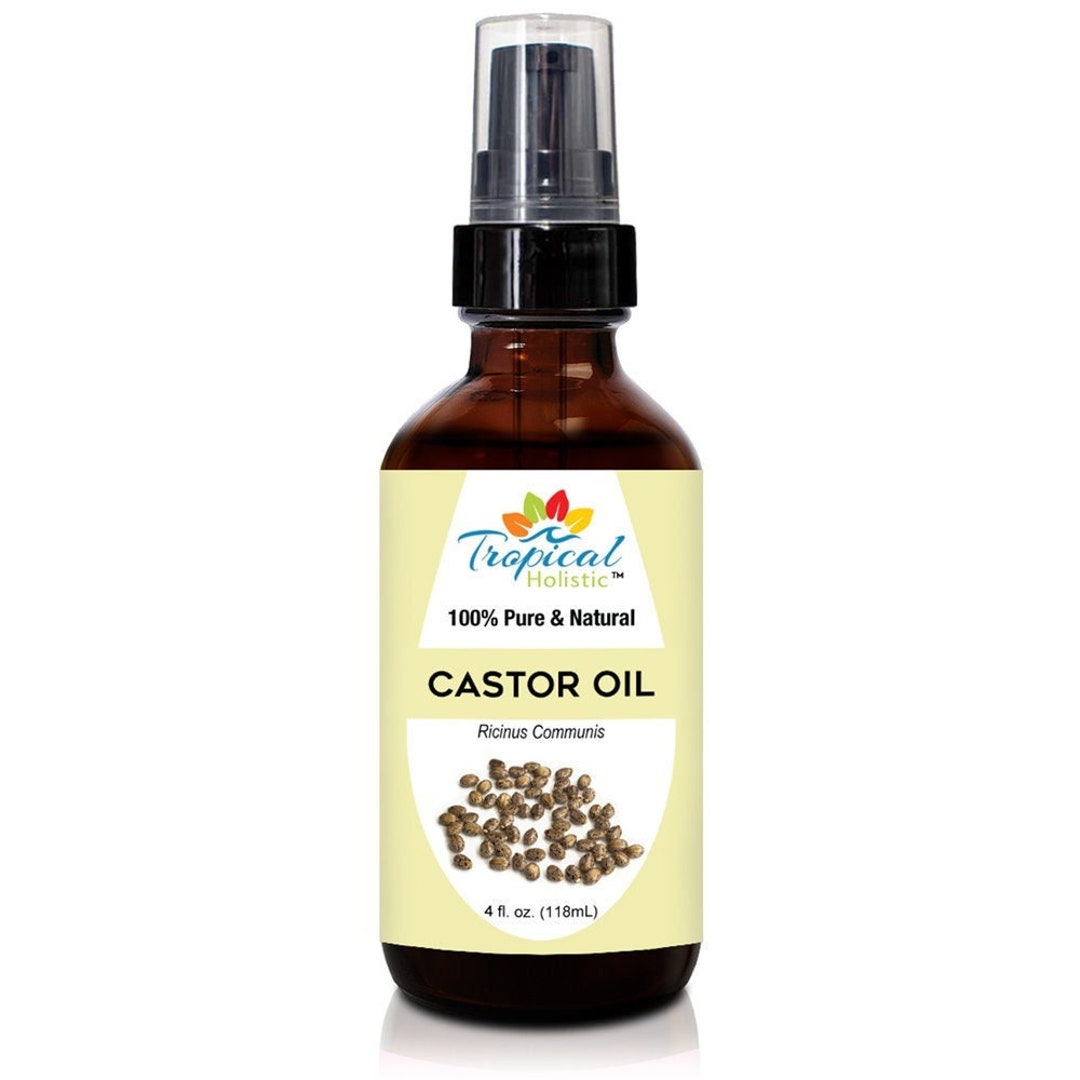 100% Pure & Natural Organic Castor 4 Oz - Hair Growth, Eyebrow, Skin - Etsy