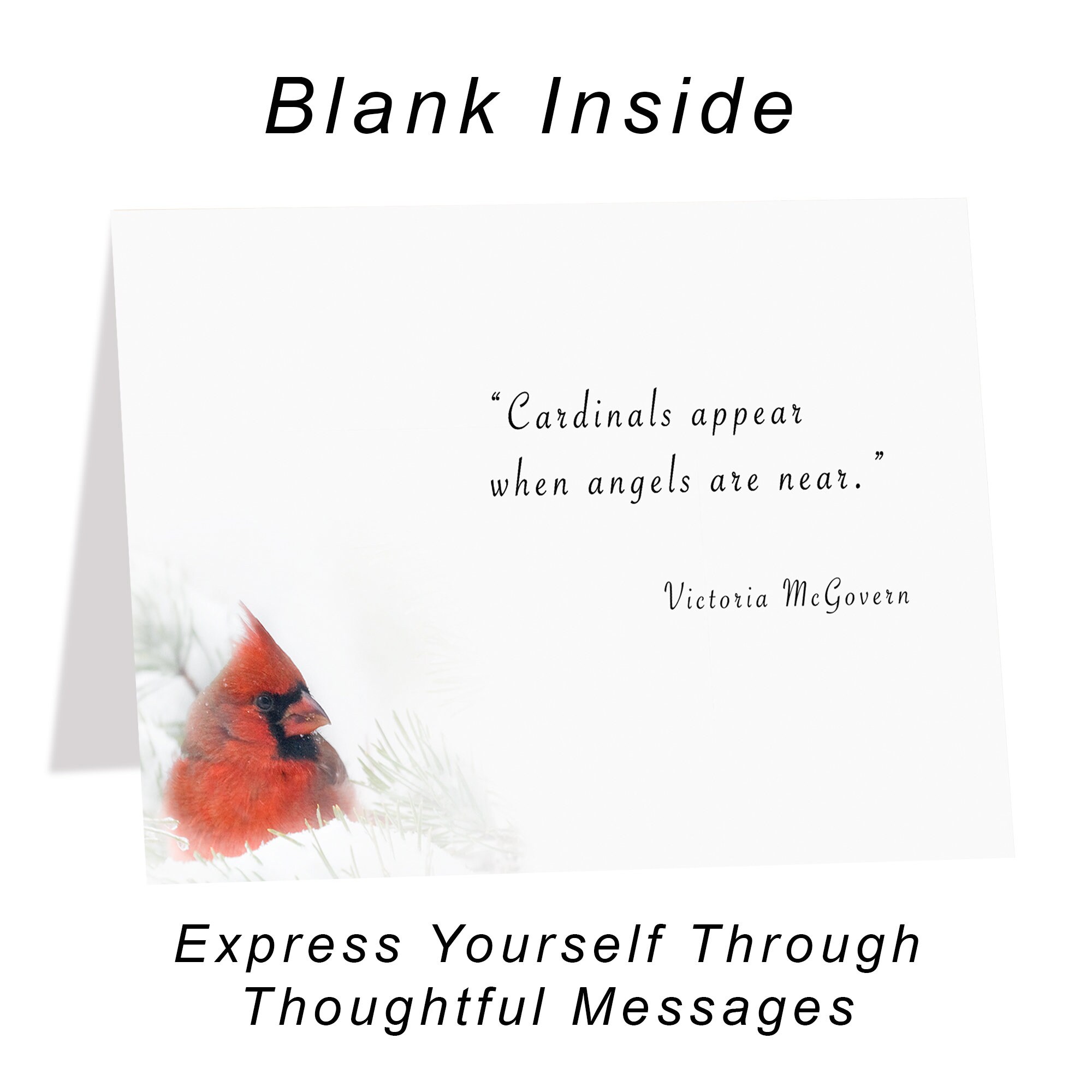 Cardinal Sympathy Bereavement Card, Cardinals Appear When Angels Are ...