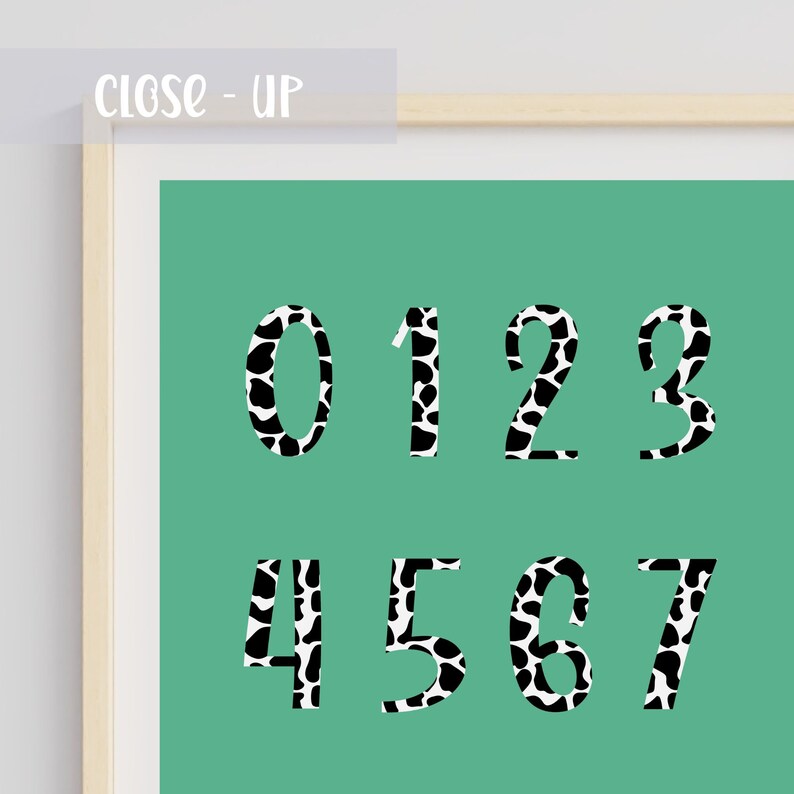 Dalmatian Numbers Print Set: Count to 10, Classroom Decor (digital ...