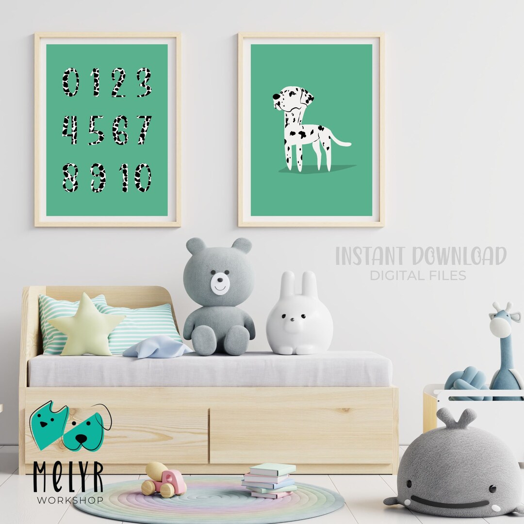 Numbers 0 to 10. Educational Poster. Preschool Poster With Numbers ...