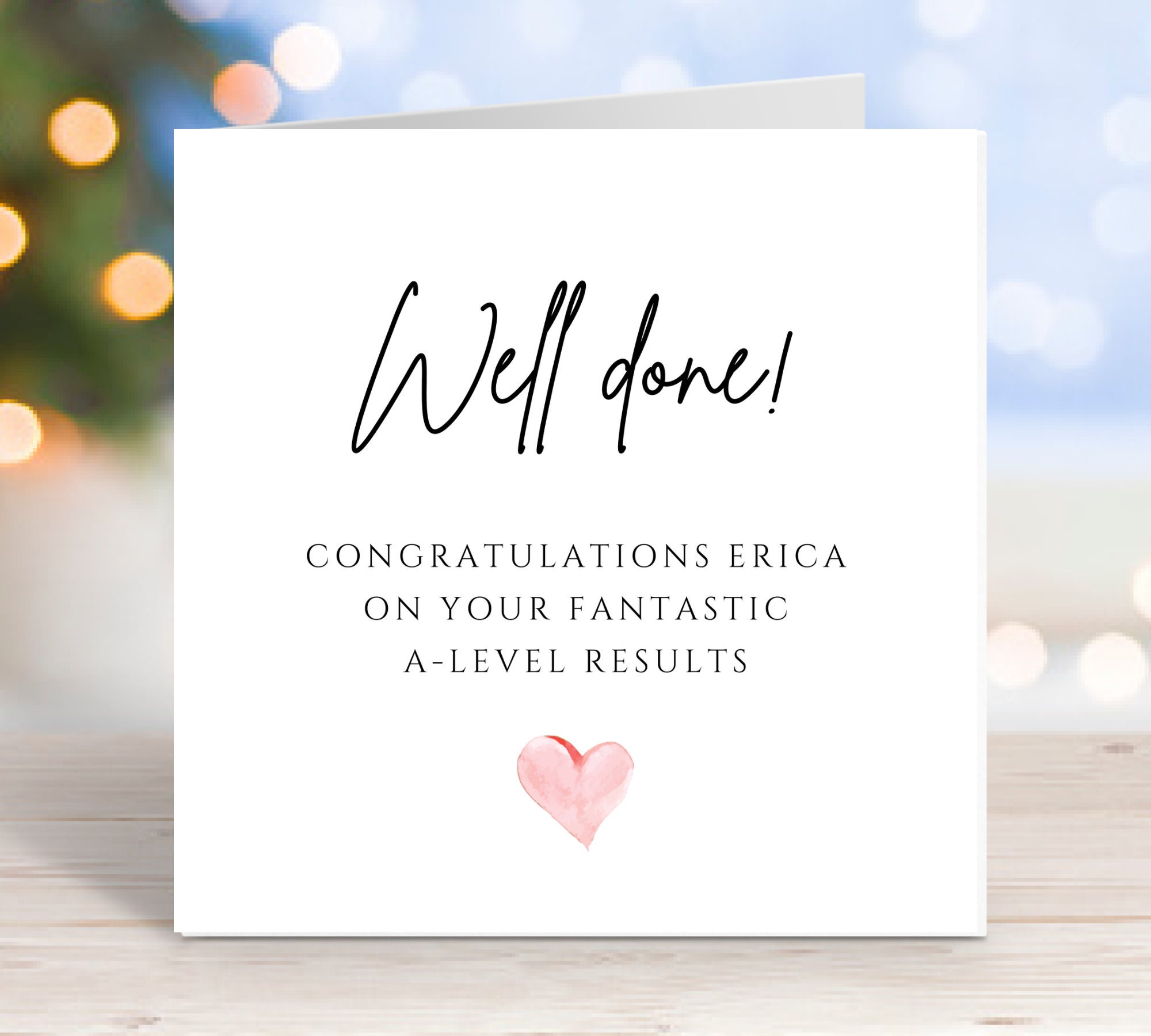 Exam Congratulations Card, Exam Results Card, Exam Pass Card, A Level ...