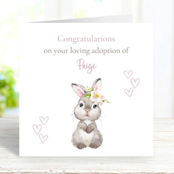 Adoption Card - Etsy UK