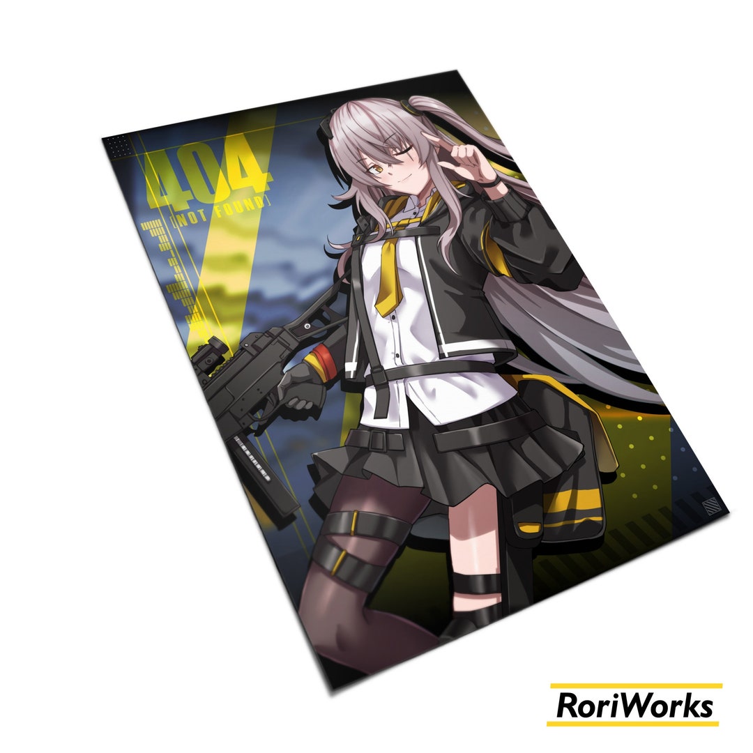 UMP45 MOD3 girls' Frontline Anime Art Print - Etsy