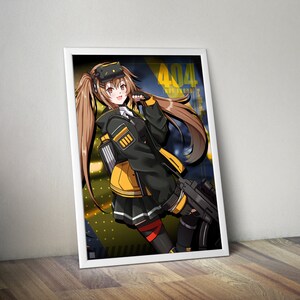 UMP9 MOD3 girls' Frontline Anime Art Print - Etsy