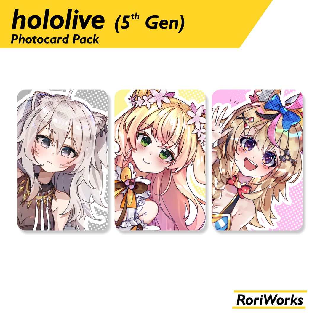 Hololive 5th Gen Pack - Photocard - Etsy